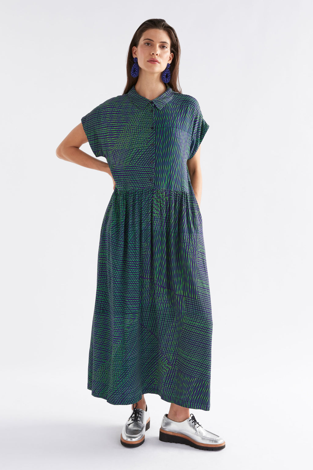 Elk Pemma Dress Lineal Print – Hall Concept Store