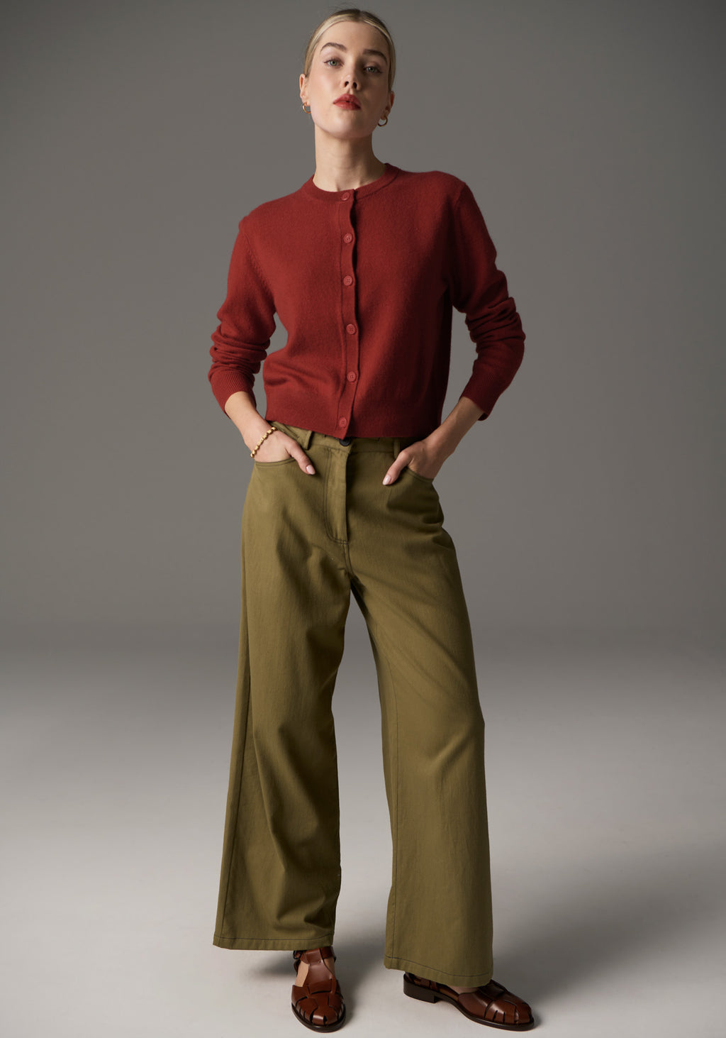 Pol Largo Cardigan Red – Hall Concept Store