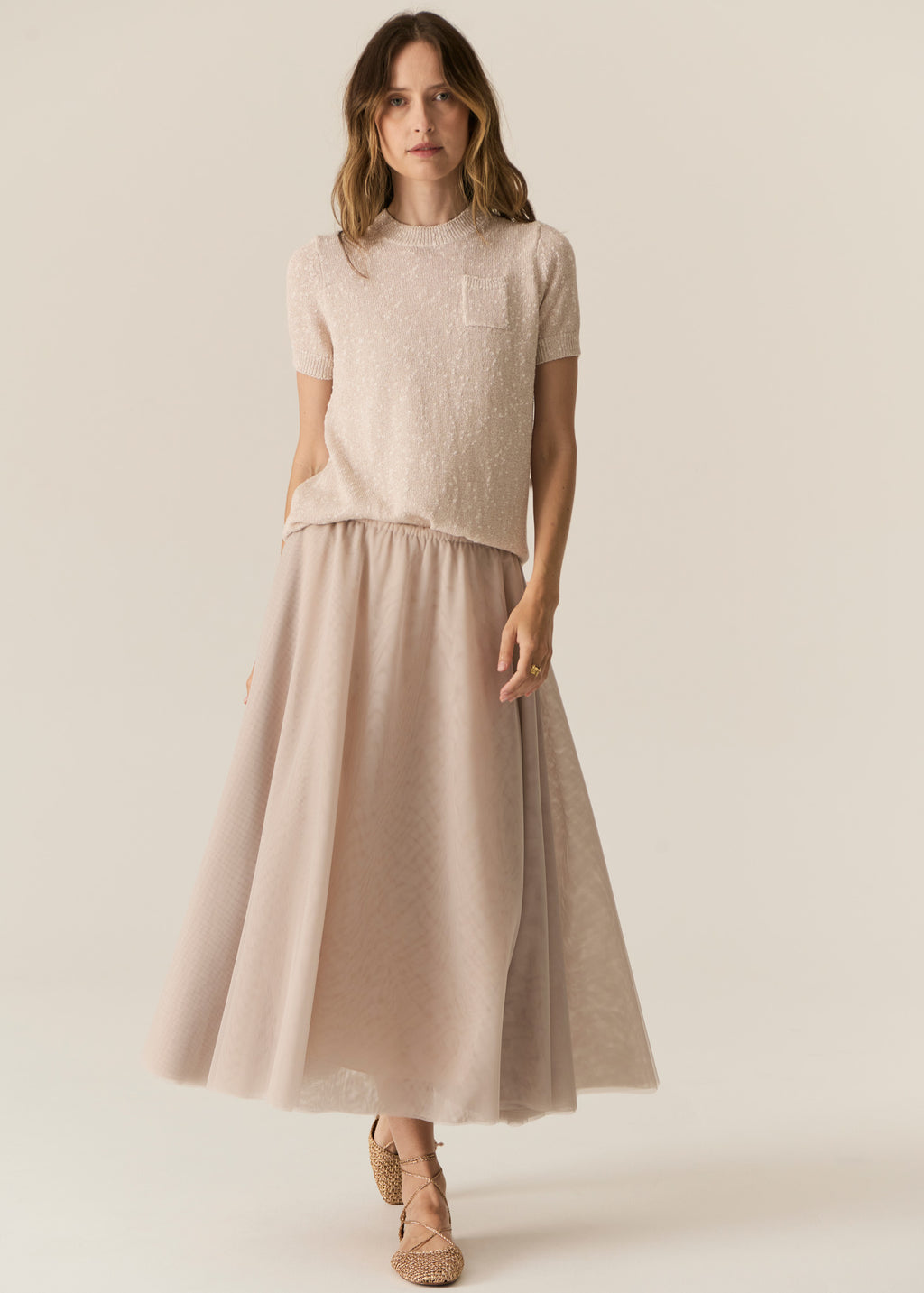 Pol Pax Lurex Tee Pink – Hall Concept Store